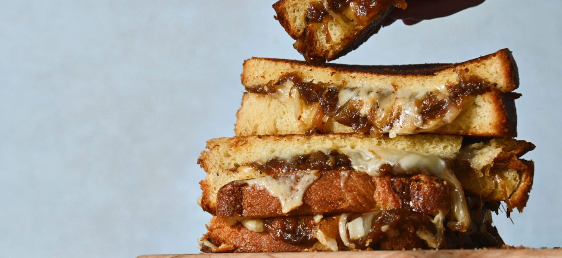 French Onion Grilled Cheese - A Little Spoon