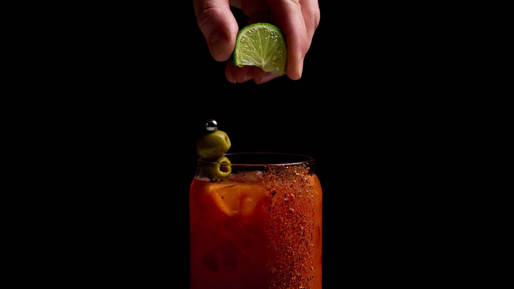 Dirty Bloody Mary Cocktail - A Little Spoon