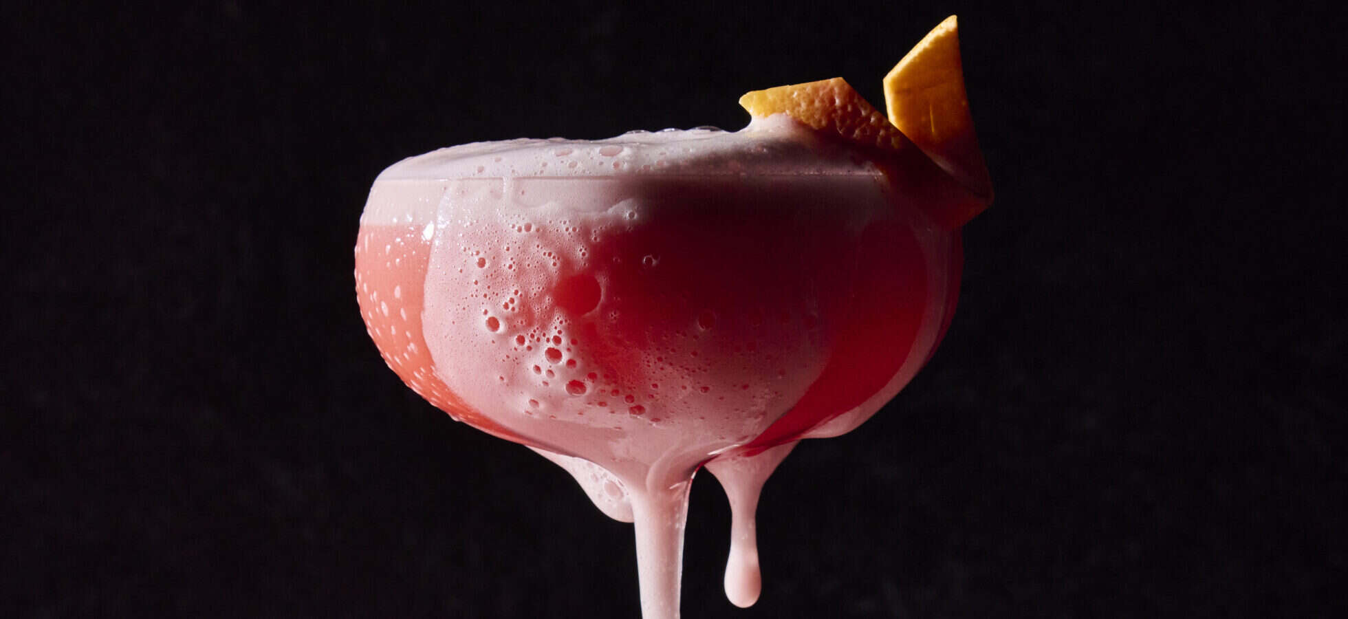 Grapefruit-Champagne Negroni Sour - A Little Spoon